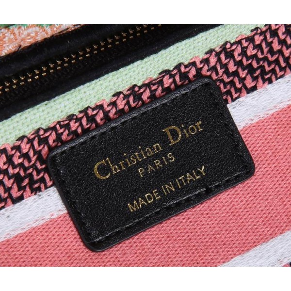 Replica Dior Lady D-Lite Multicolor Dior In Lights Embroidery, Fake ...